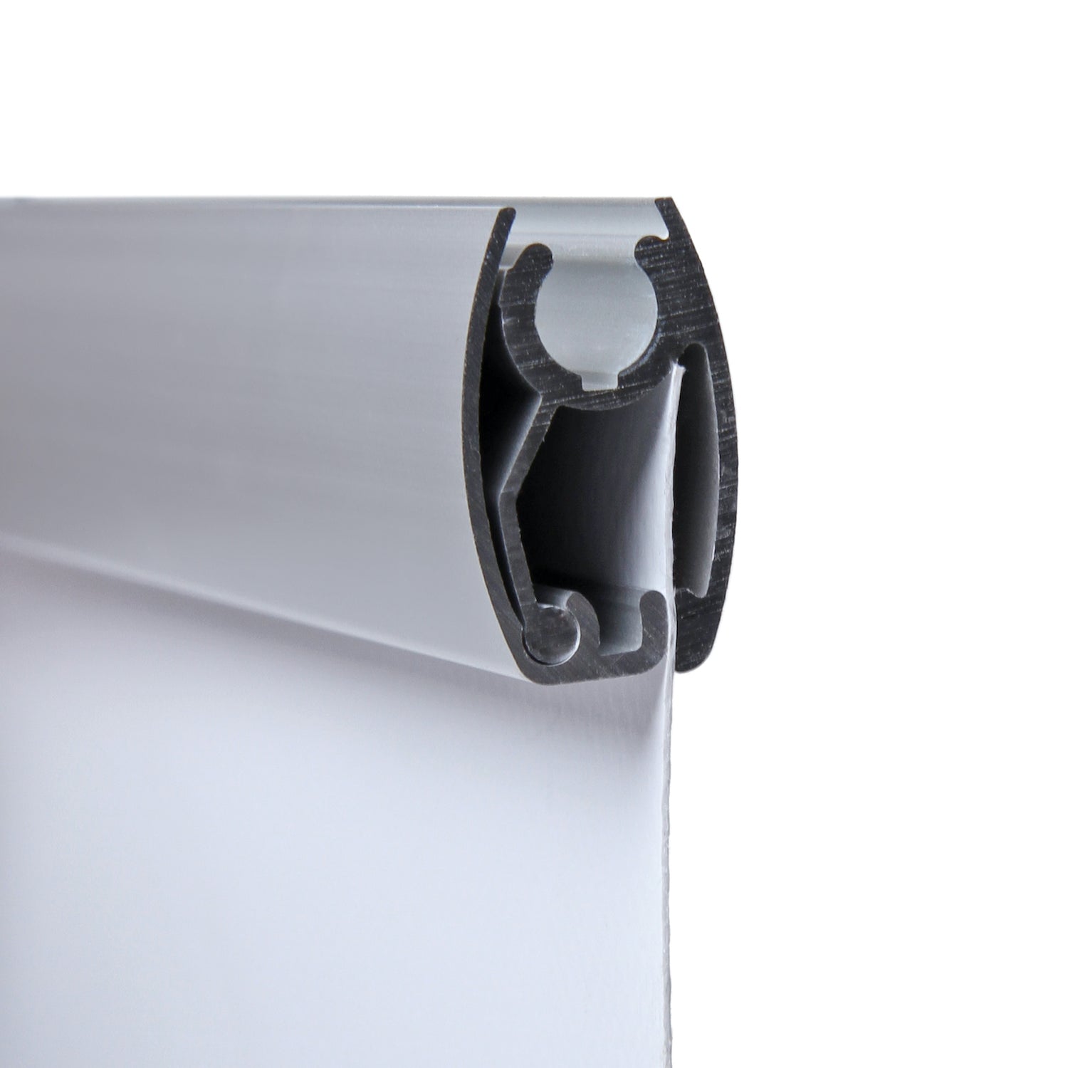 Banner Rails | Hinged Grip | Aluminum | for Hanging Graphics – Displays247