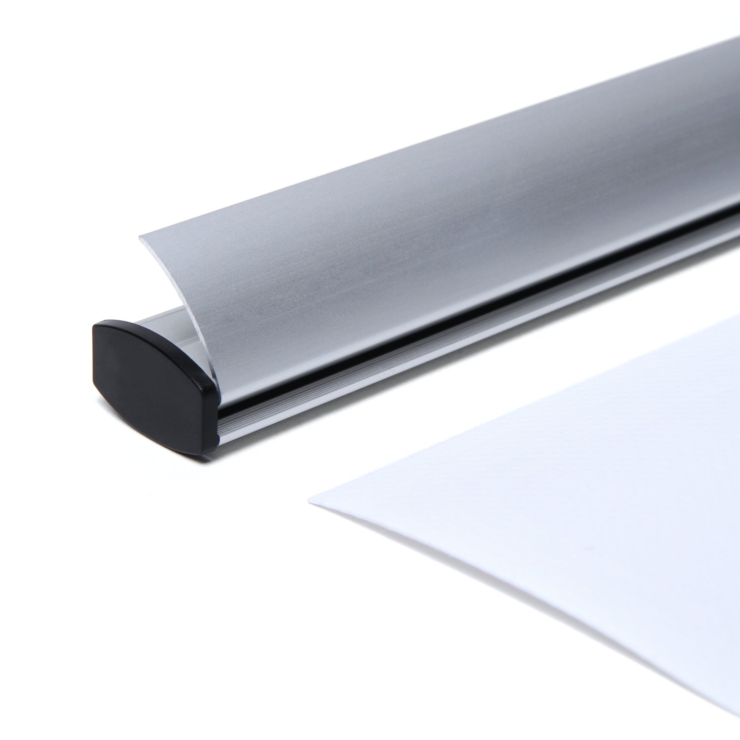 Banner Rails | Hinged Grip | Aluminum | for Hanging Graphics – Displays247