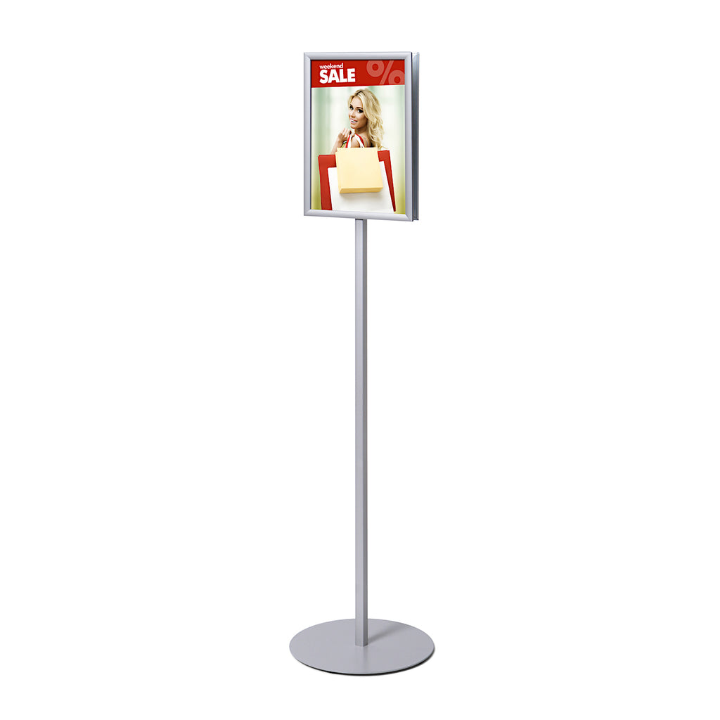 Sign Stand for Floor | Snap Open | Rotating Frame | Single or Double S ...